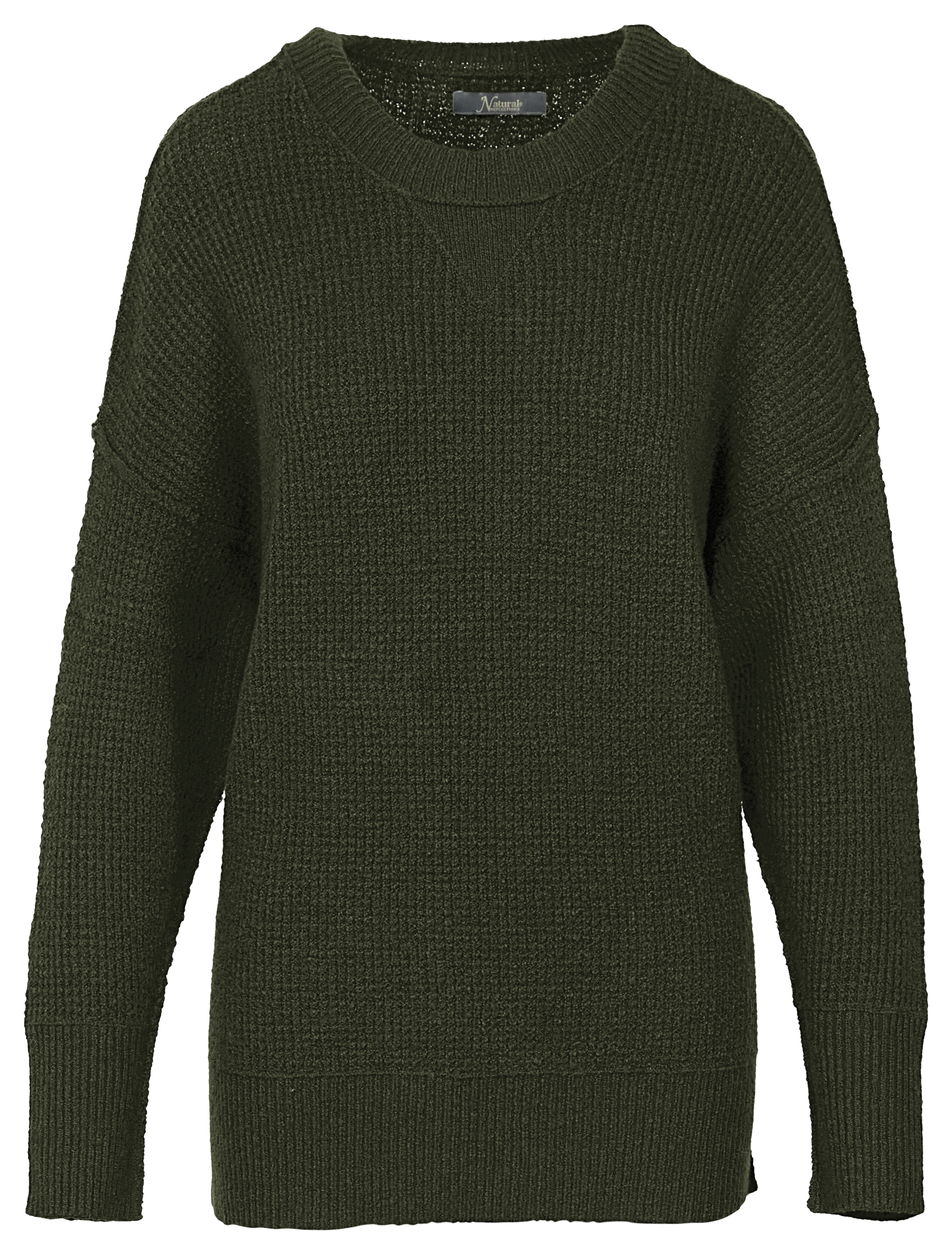 Natural Reflections Daydreamer Oversized Crew Long-Sleeve Sweater ...